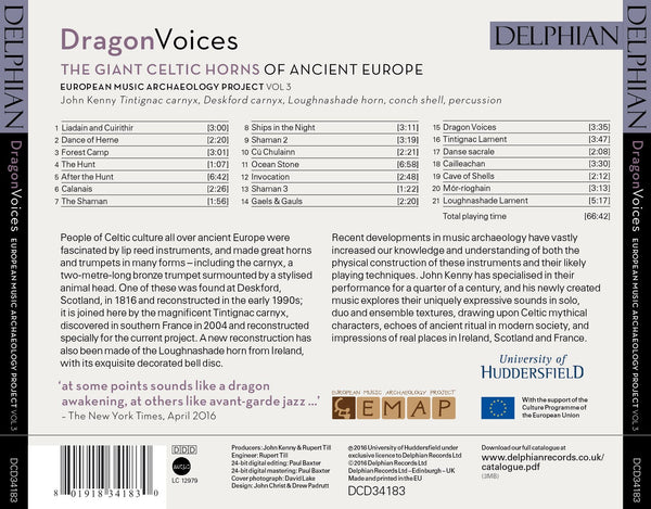 Dragon Voices: the giant Celtic horns of ancient Europe - Delphian Records