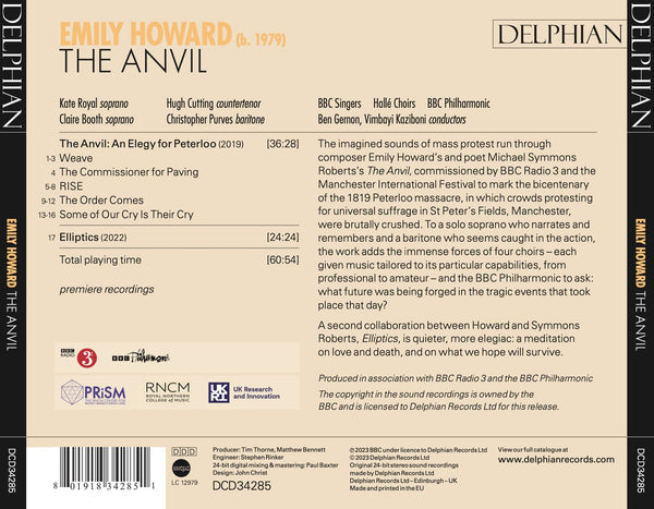 Emily Howard: The Anvil - Delphian Records