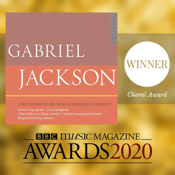 Gabriel Jackson Passion - Delphian Records