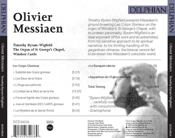 Messiaen: Organ Works Vol I - Delphian Records